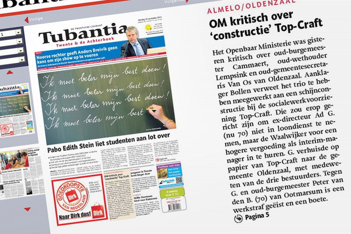 Gratis de volledige krant lezen op internet | Overig | tubantia.nl