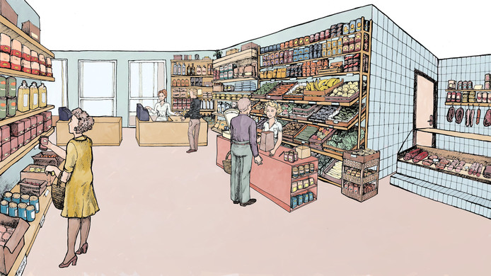 Terug naar de jaren '50 in Zeist, met tekeningen en animaties van ...