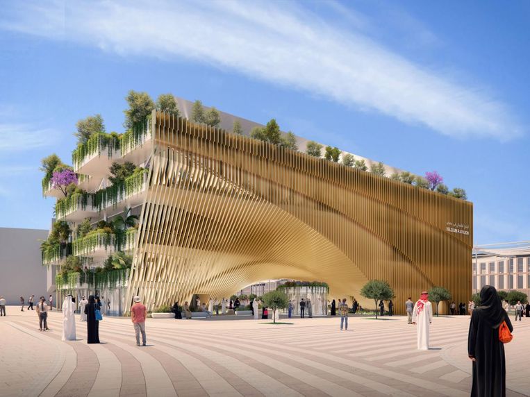 Bouw Belgisch Paviljoen voor wereldexpo 2020 gestart | WOON. | HLN