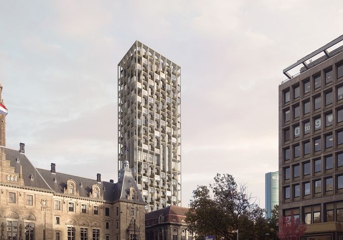 Bouw 155 meter hoge toren op oude postkantoor start volgend jaar ...