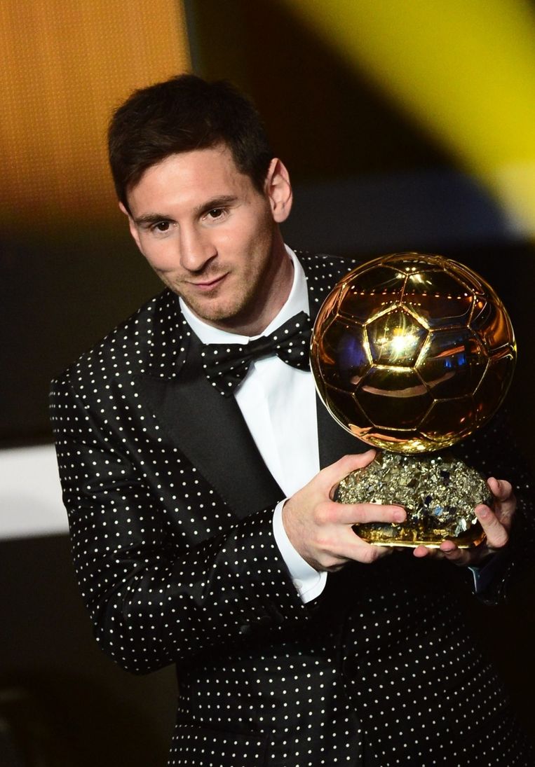 Messi schrijft geschiedenis met vierde Gouden Bal op rij | De Volkskrant