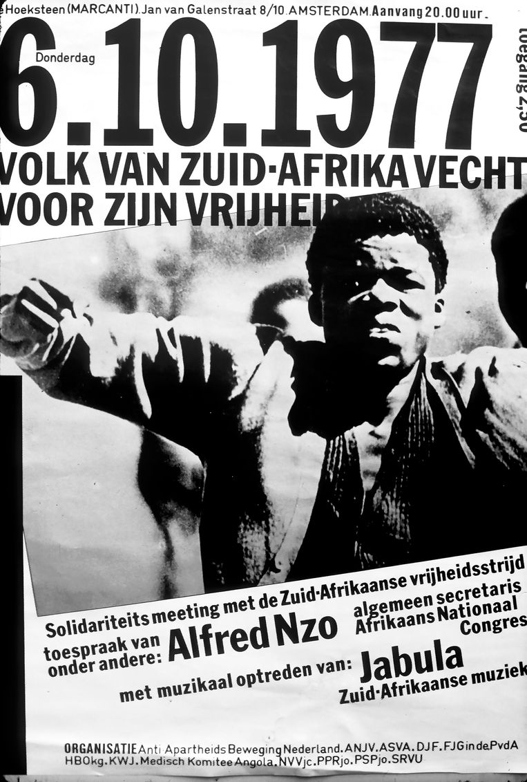 De anti-apartheidsbeweging van de jaren zeventig hoort in het rijtje ...