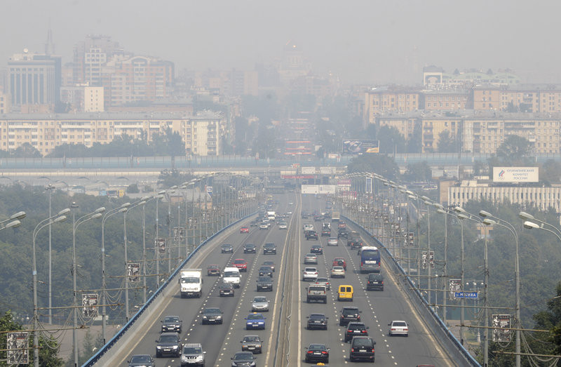 Pollution record et air irrespirable à Moscou | Foto | 7sur7.be