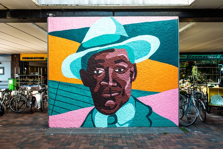 Anton de Komplein krijgt tweede Anton: een levensgrote muurschildering ...