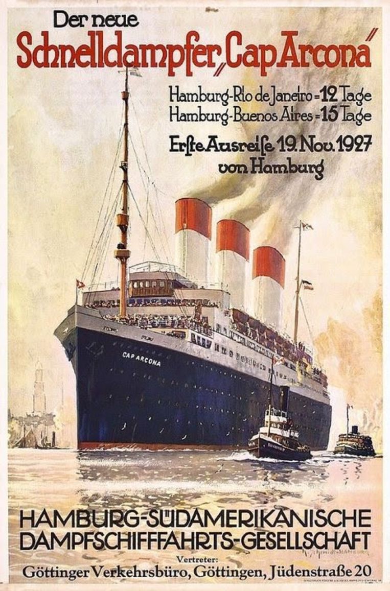 Menukaart herinnert aan slachtoffers van bombardement op schip Cap ...